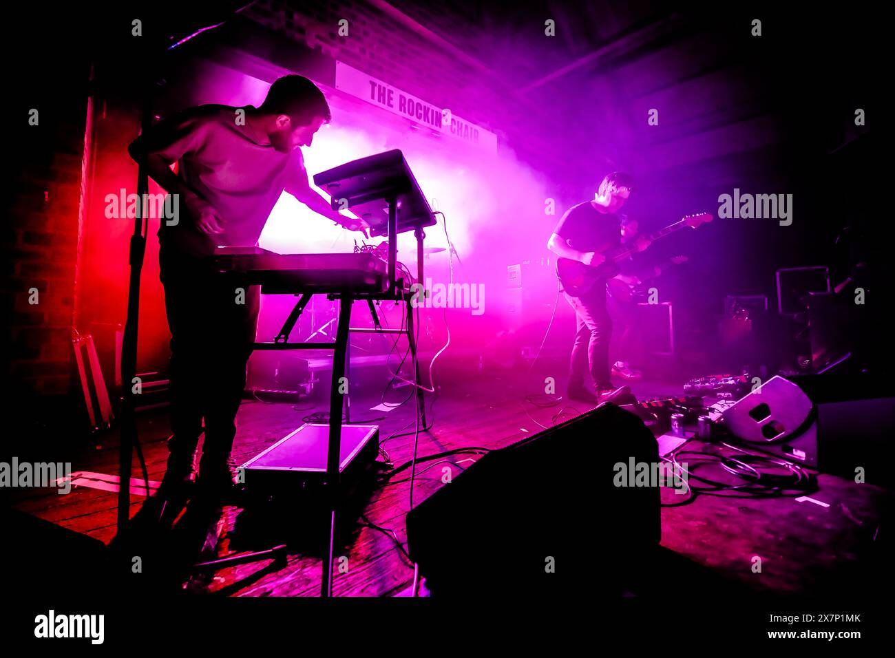 Gallops performing at The Rockin' Chair as part of Focus Wales 2024 in ...
