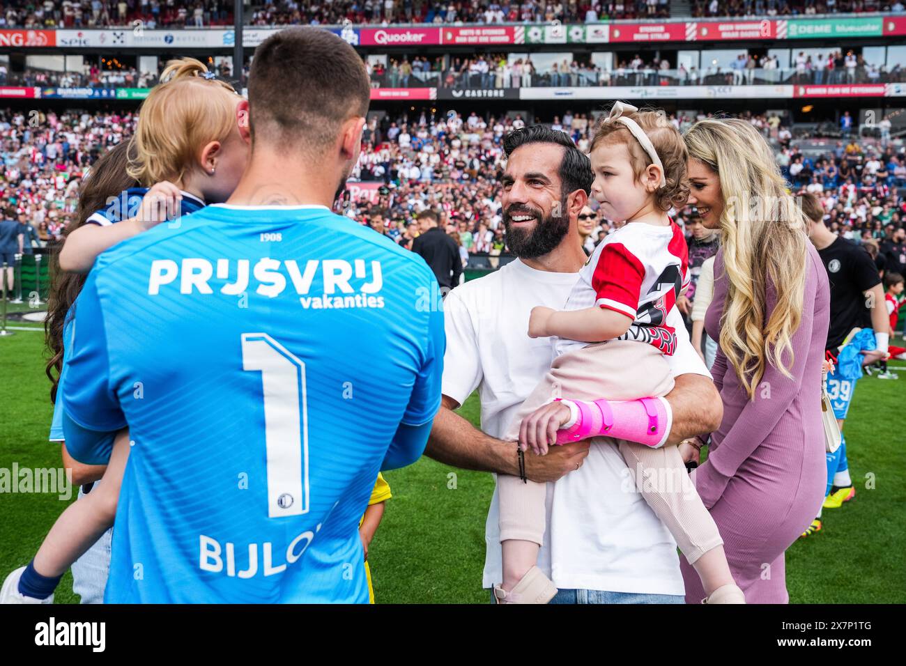 Goal kostas lamprou with daughter and wife hi-res stock photography and images - Alamy