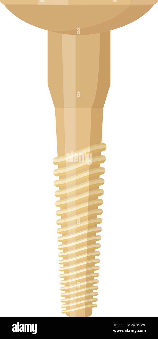 Vector illustration of a medical implant screw Stock Vector Image & Art ...