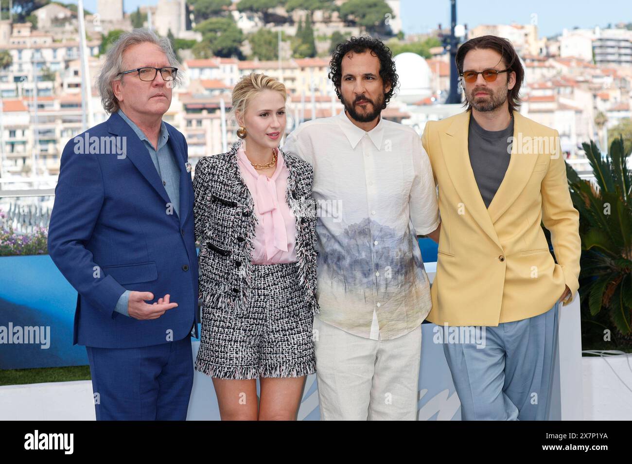 Martin Donovan, Maria Bakalova, Ali Abbasi und Sebastian Stan beim ...