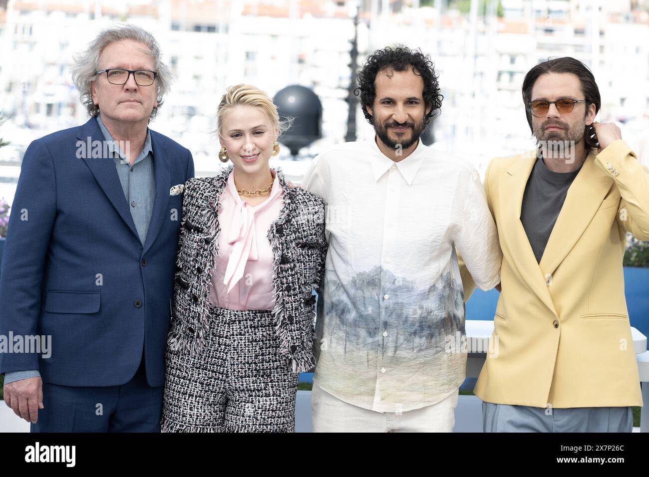 Cannes, France. 21st May, 2024. Martin Donovan, Maria Bakalova, Ali ...