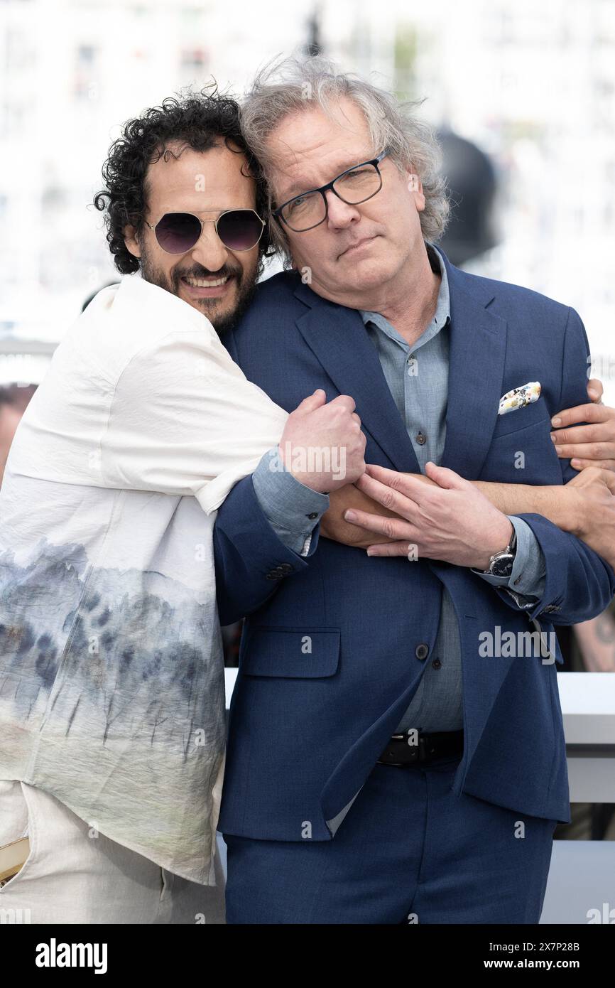 Cannes, France. 21st May, 2024. Ali Abbasi and Martin Donovan attend ...