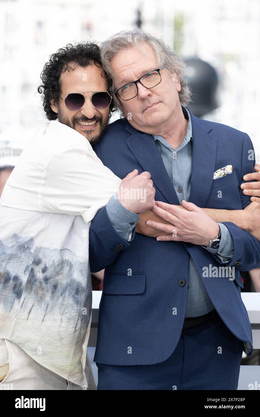 Cannes, France. 21st May, 2024. Ali Abbasi and Martin Donovan attend ...