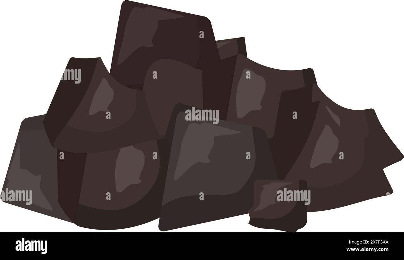 Pile of chocolate chunks illustration Stock Vector Image & Art - Alamy