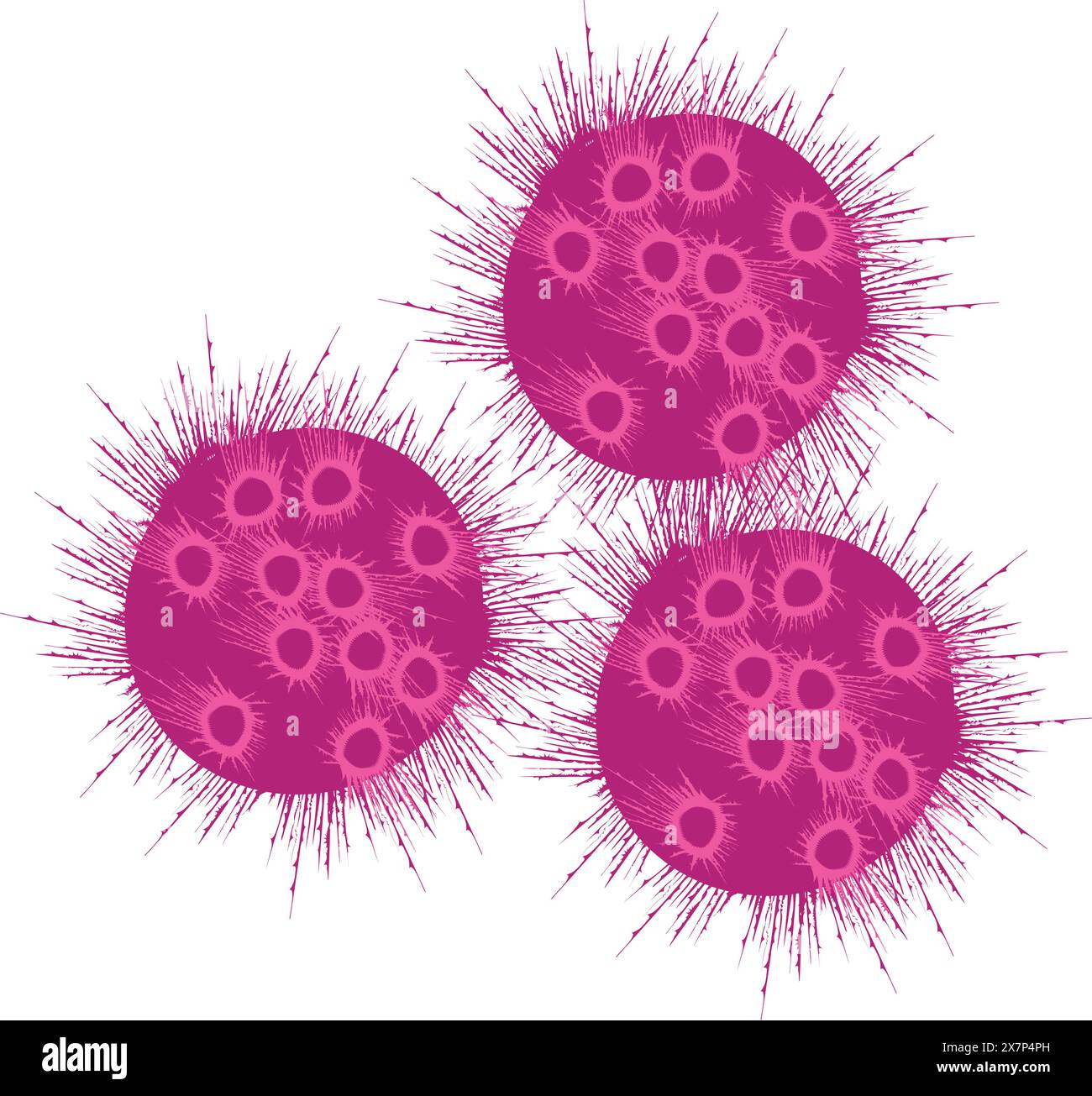 Spiky balls Stock Vector Images - Alamy