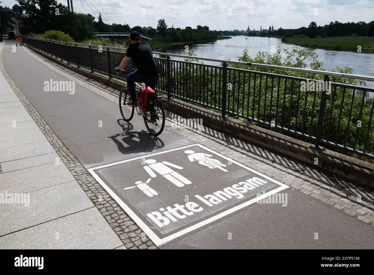 Dresden, Germany. 21st May, 2024. A pictogram with the inscription ...