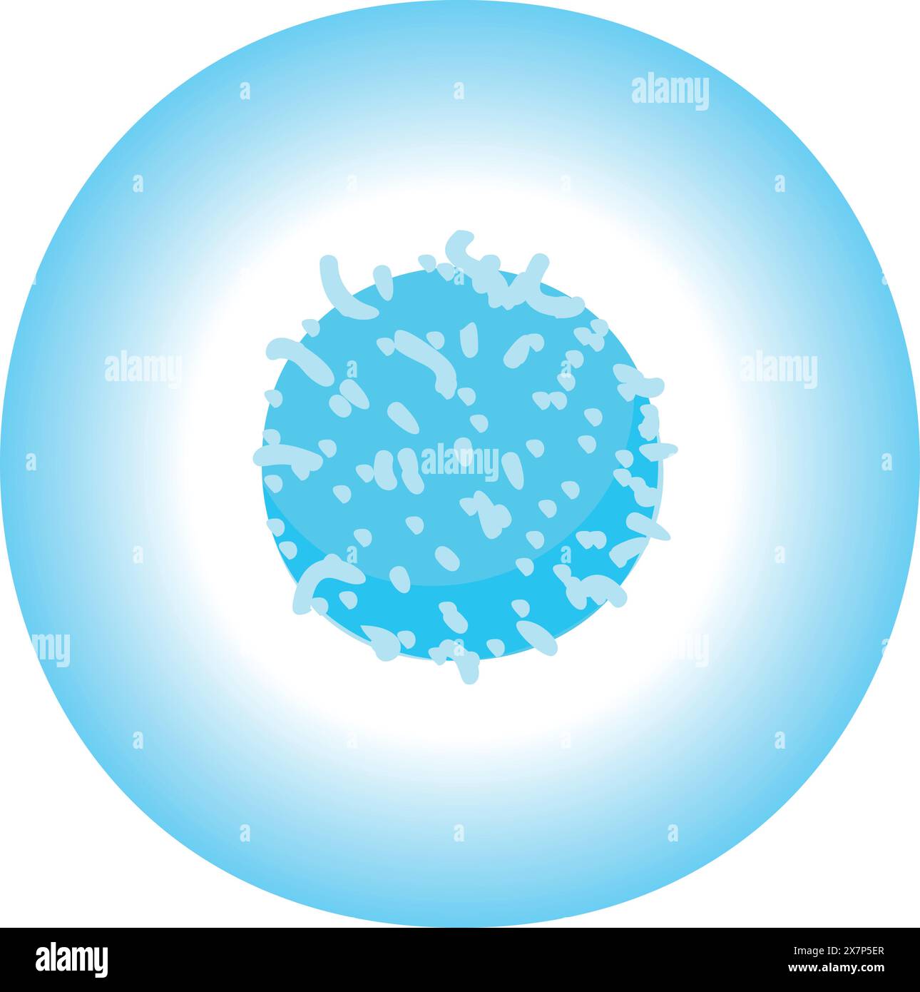 Dynamic pattern of bold blue shapes Cut Out Stock Images & Pictures - Alamy