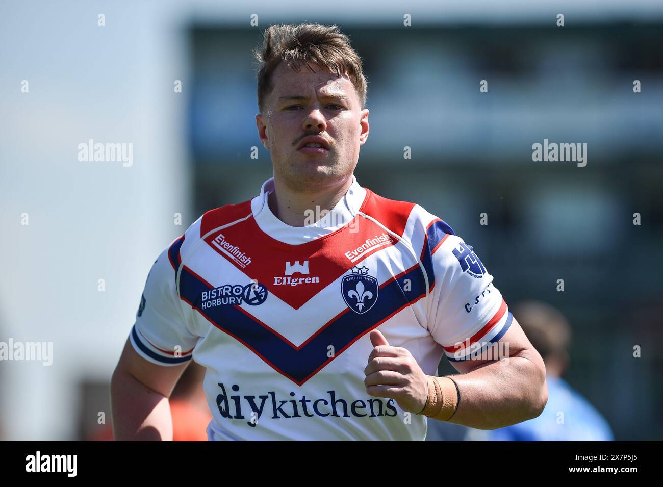 Wakefield, England - 19th May 2024 - Wakefield Trinity's Luke Bain ...