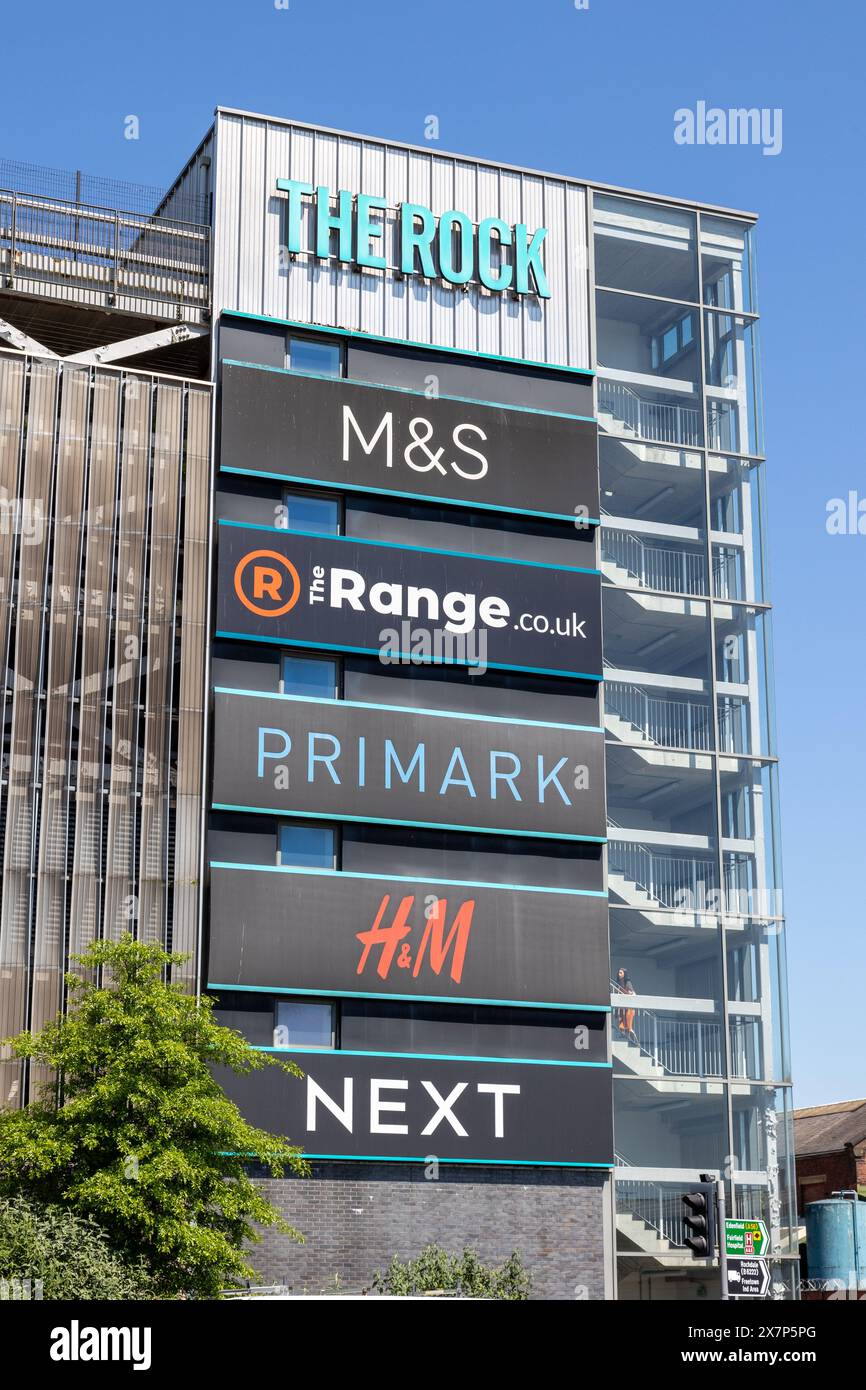 The Rock Shopping and Leisure Centre, Bury, Lancashire Stock Photo - Alamy