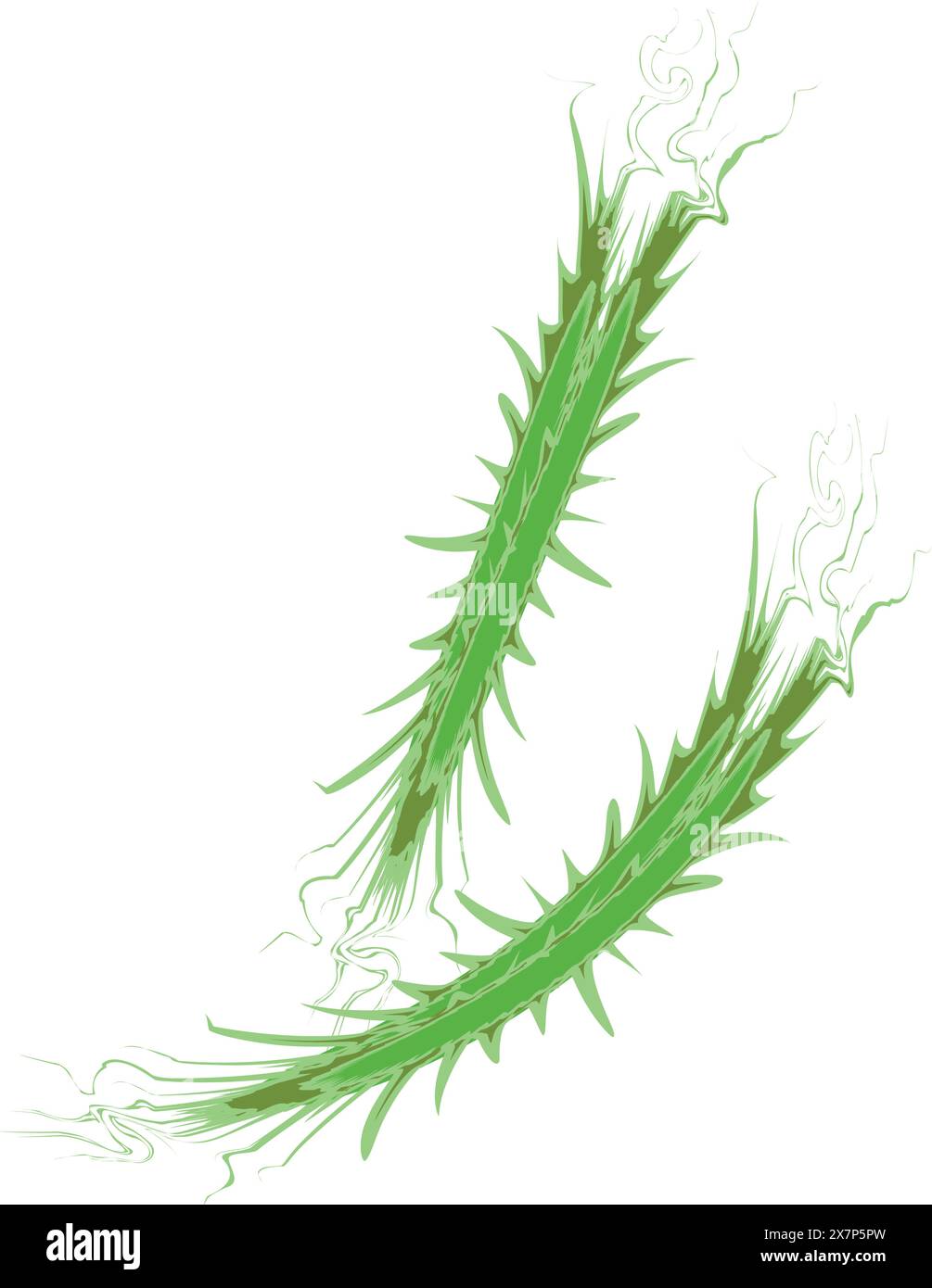 Green checkmark in nature design Stock Vector Image & Art - Alamy