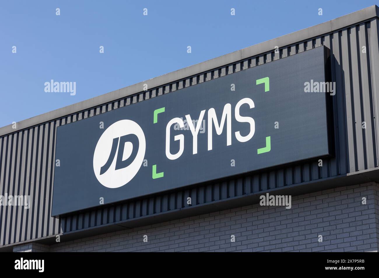 JD Gyms signage Stock Photo - Alamy