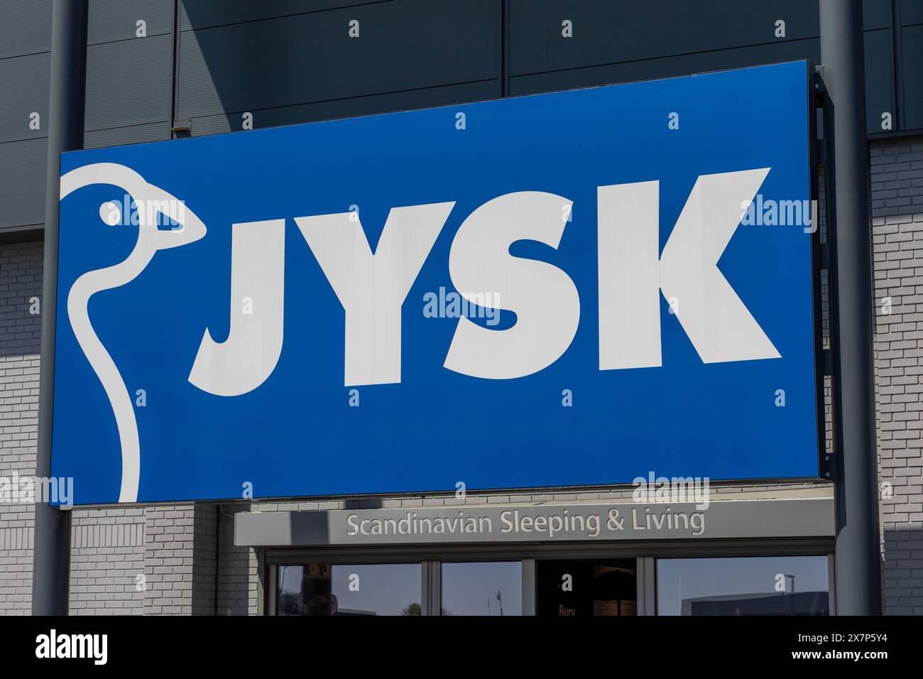 JYSK store signage Stock Photo - Alamy