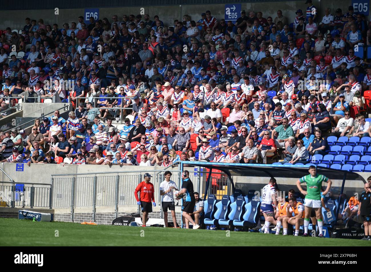 Wakefield, England - 19th May 2024 - East Stand, general view . Rugby ...