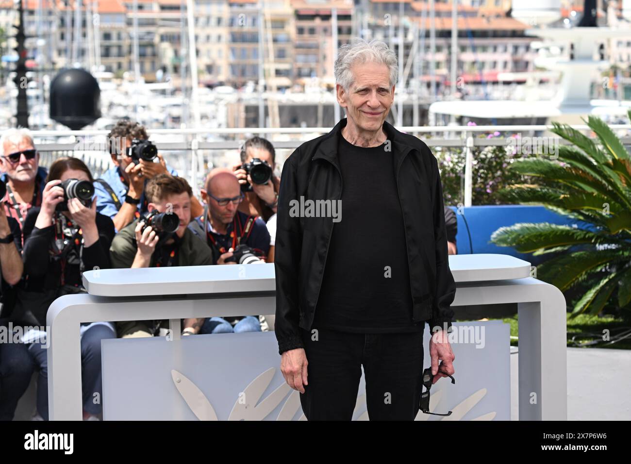 Director David Cronenberg attends The Shrouds (Les Linceuls) photocall during the 77th Cannes ...