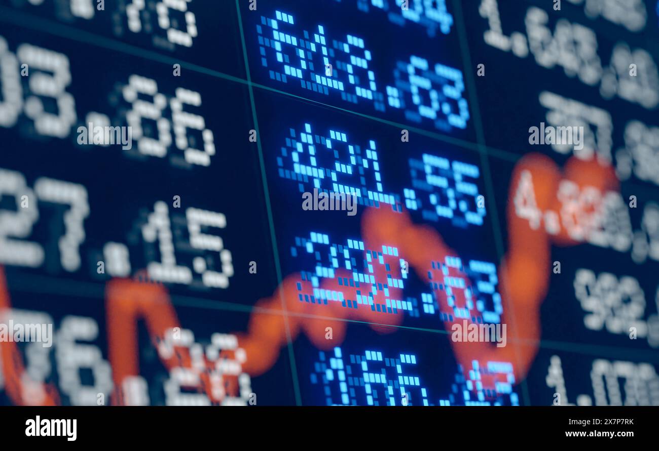 Numbers making up chart hi-res stock photography and images - Alamy