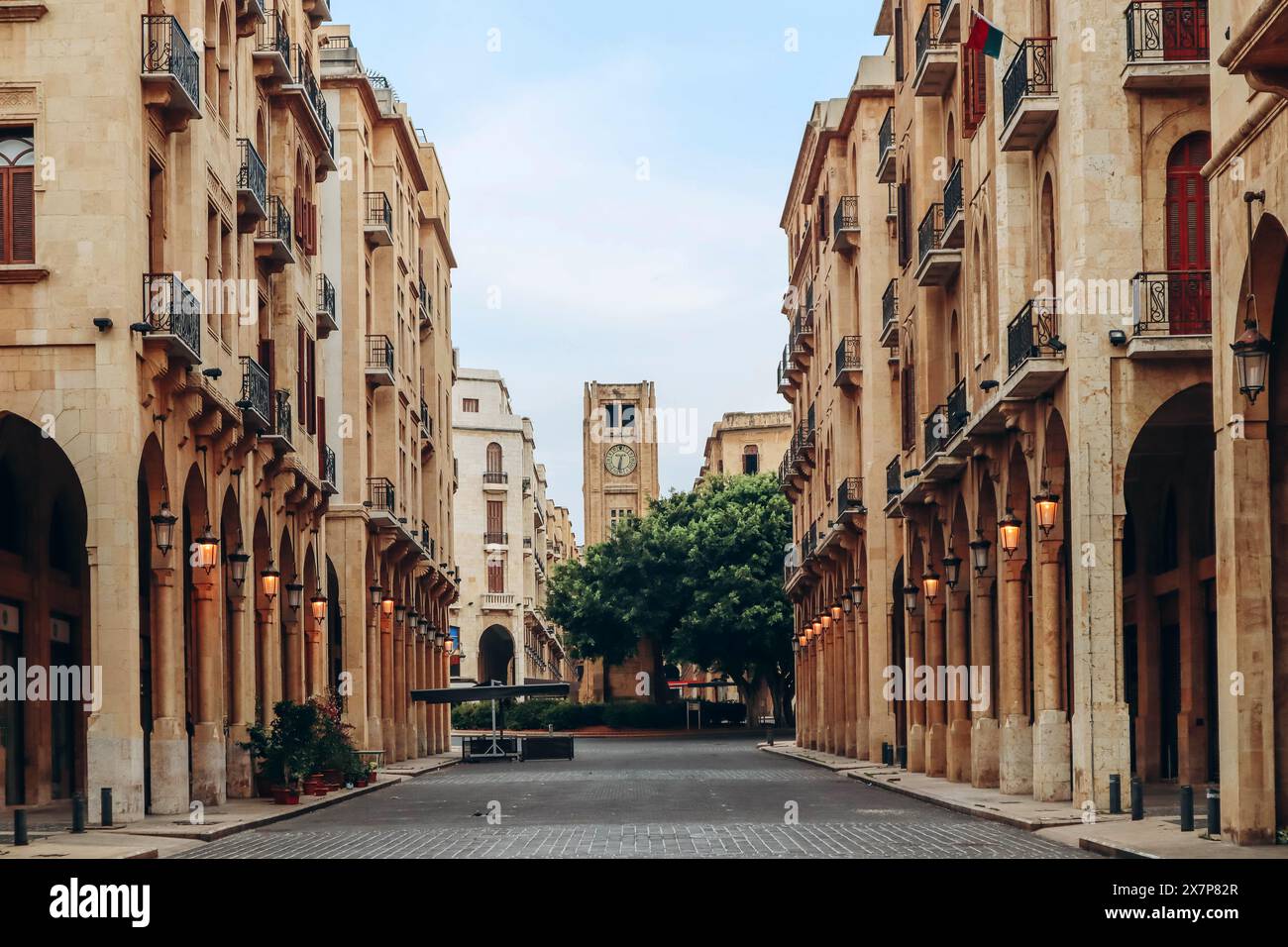 Beirut, Lebanon — 24.04.2023: The Beirut Central District, historical ...