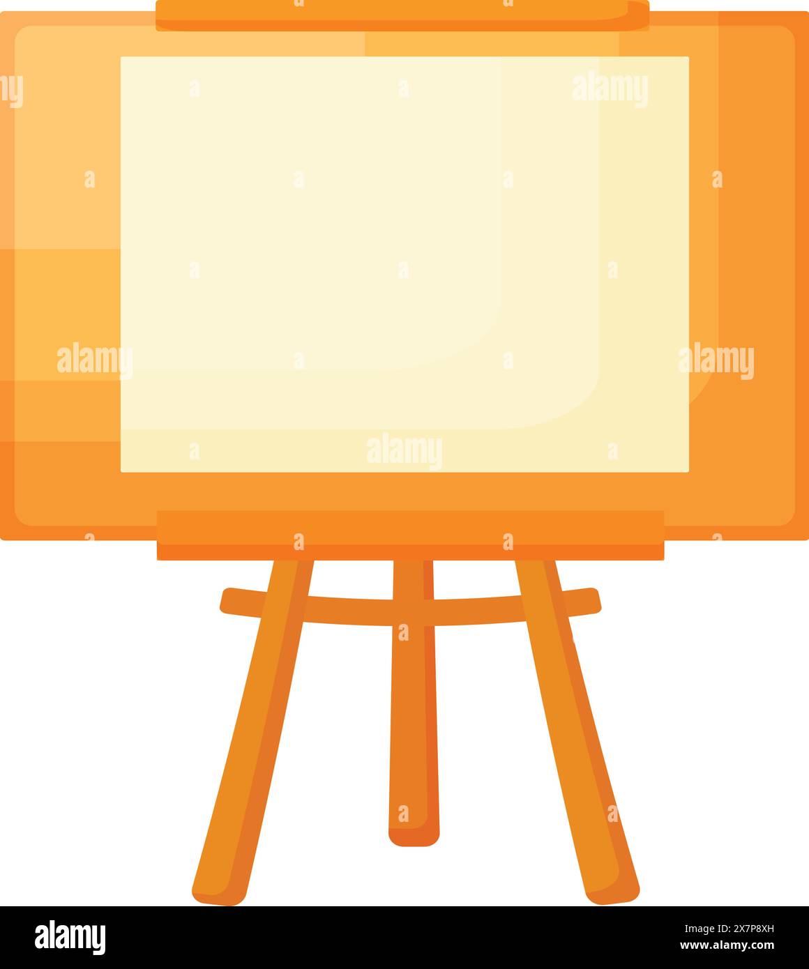 Blank presentation board on stand Stock Vector Image & Art - Alamy