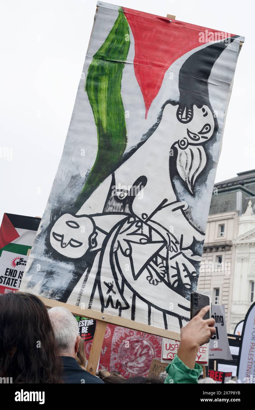 On May 18th thousands of people demonstrated in central London against ...
