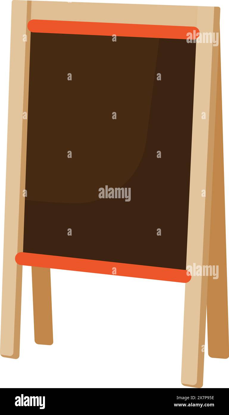 Restaurant sidewalk menu sign Stock Vector Images - Alamy