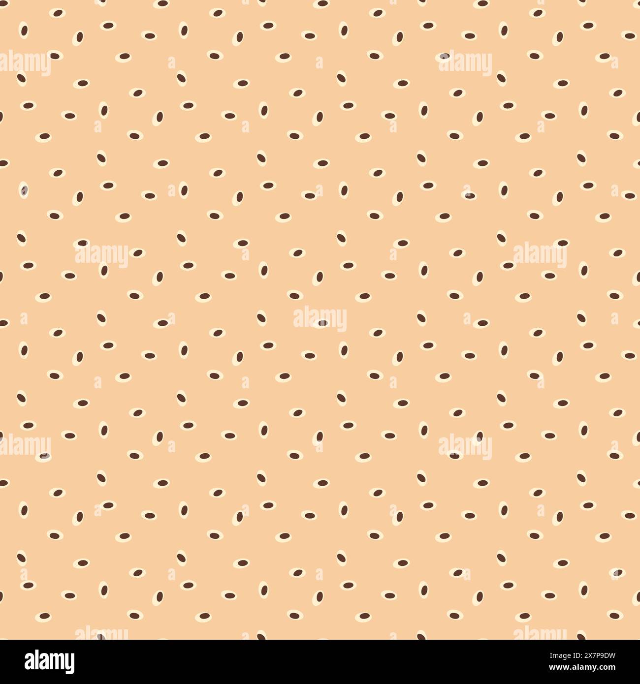 Seamless pattern of granadilla passion fruit seeds, an endless tropical ...