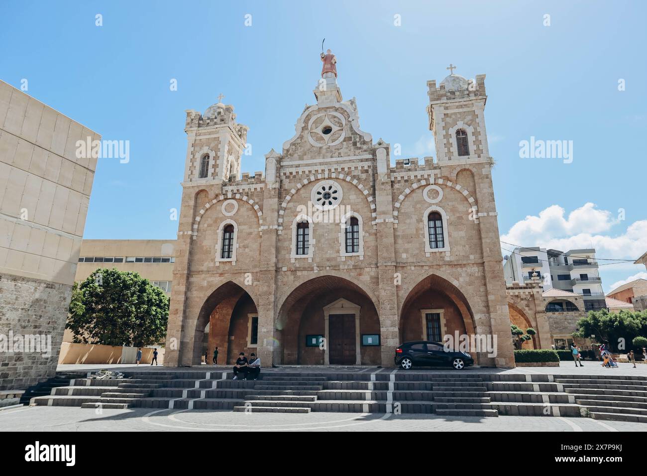 Batroun, Lebanon — 24.04.2023: Maronite Catholic Eparchy of Batroun ...