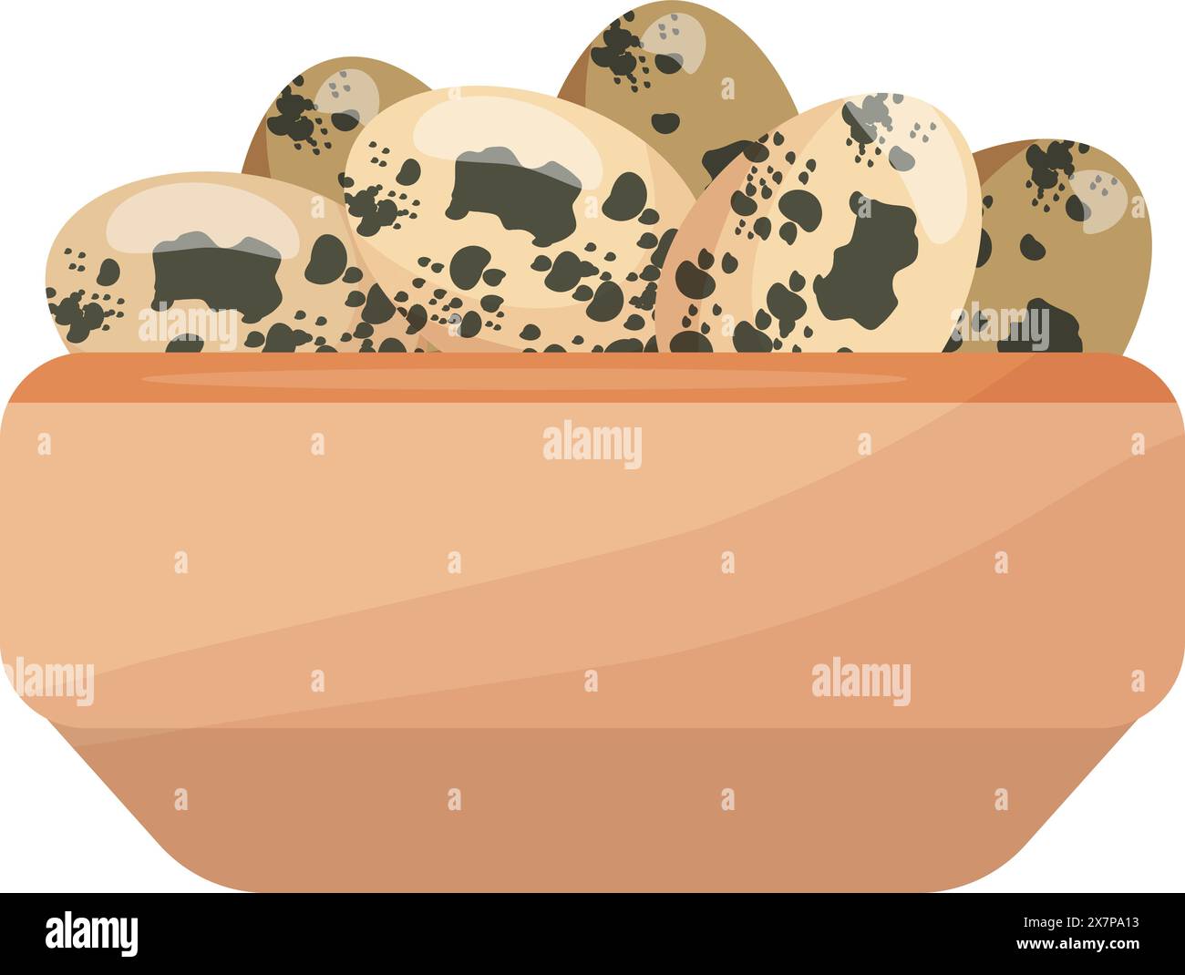 With quail eggs Stock Vector Images - Alamy