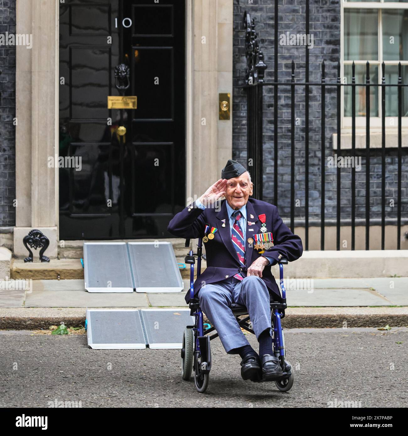 London, UK. 21st May, 2024. Bernard Morgan, RAF Sergeant, was a 20-year ...