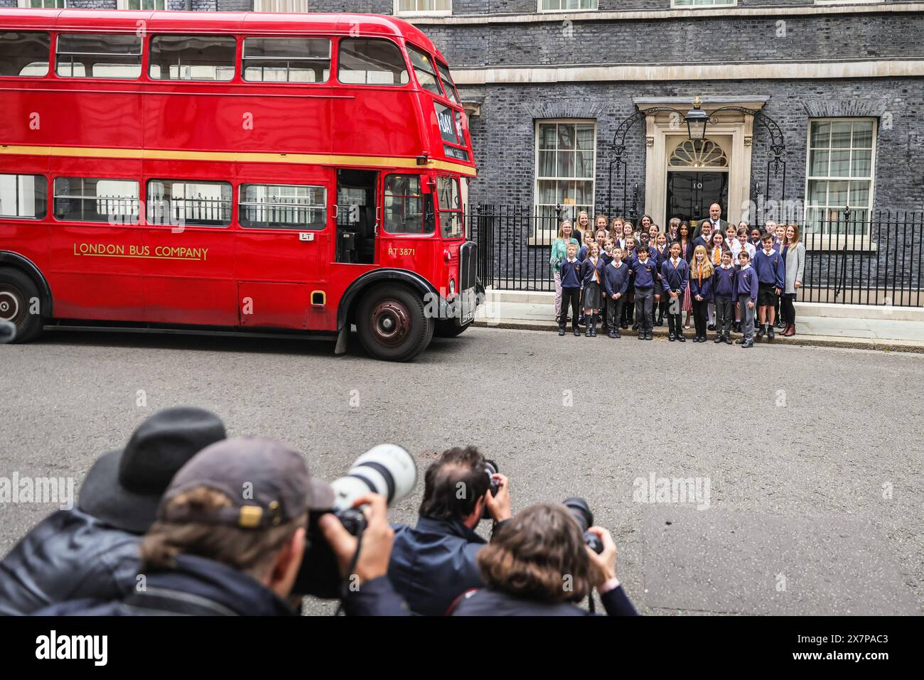 London, UK. 21st May, 2024. The PM's wife, Akshata Murthy, poses with ...