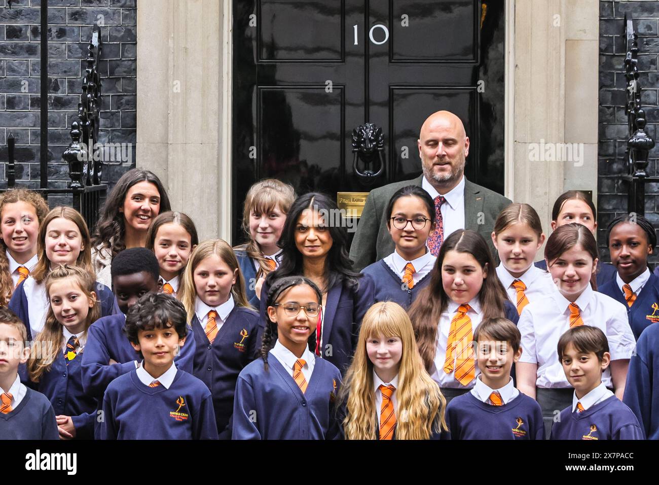 London, UK. 21st May, 2024. The PM's wife, Akshata Murthy, poses with ...