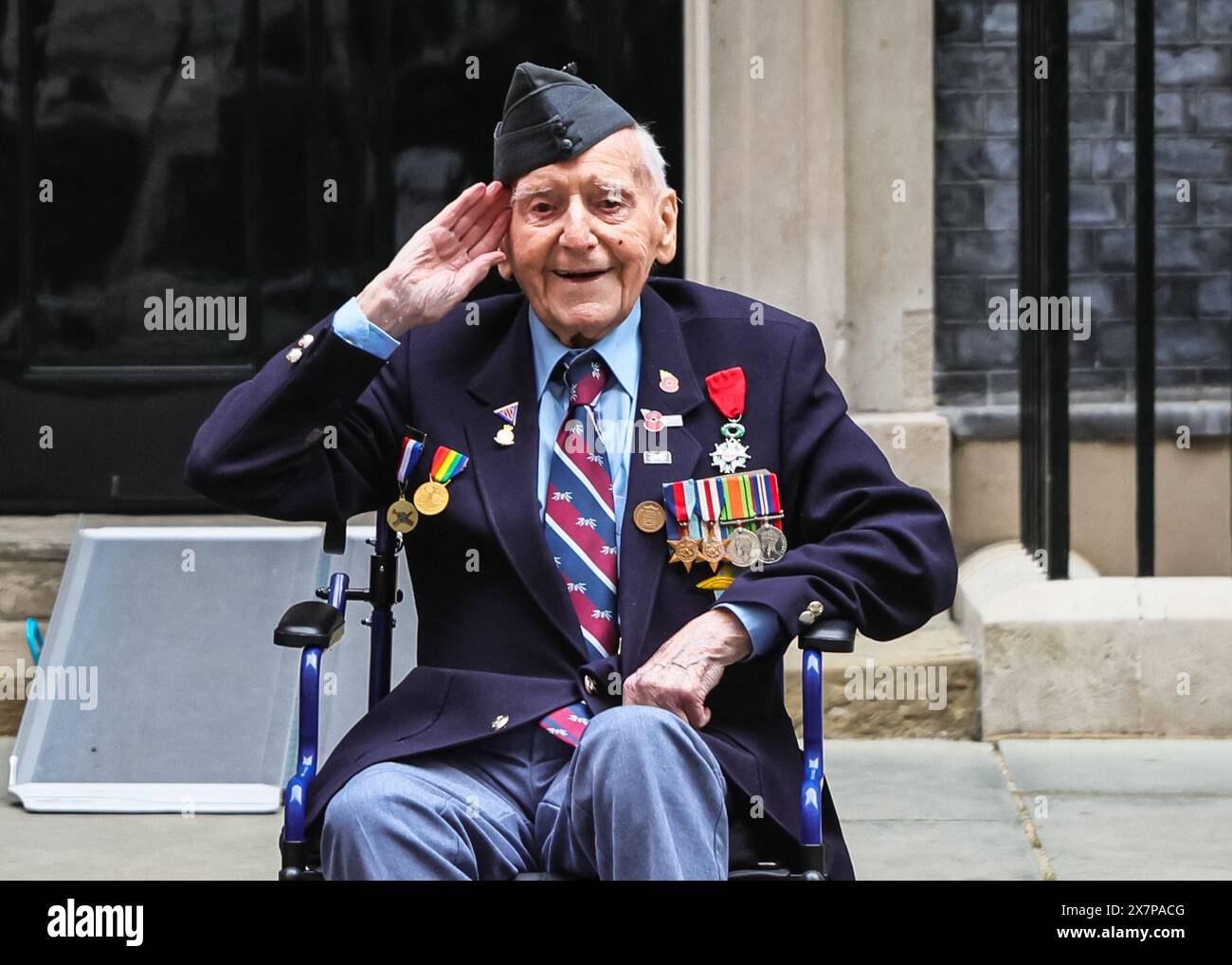 London, UK. 21st May, 2024. Bernard Morgan, RAF Sergeant, was a 20-year ...
