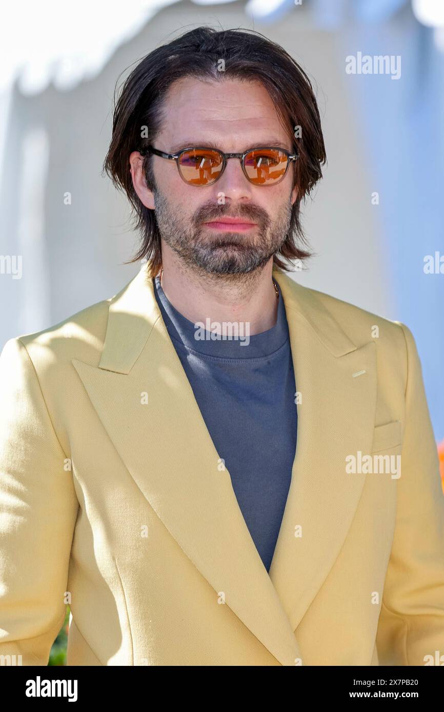 Sebastian Stan poses at the photo call of 'The Apprentice' during the ...