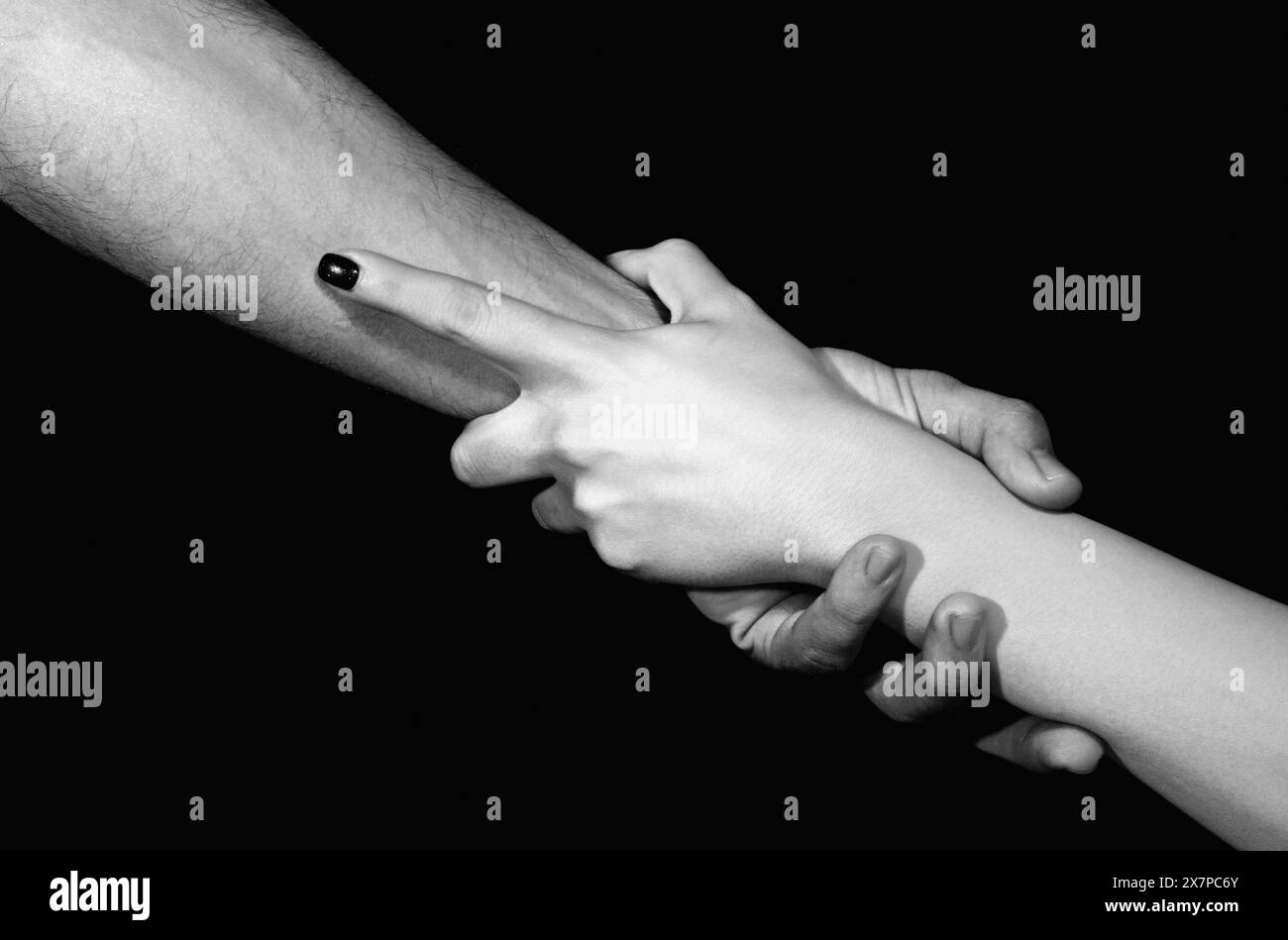 Helping hand. Holding hand, close up. Giving a helping hand. Rescue ...