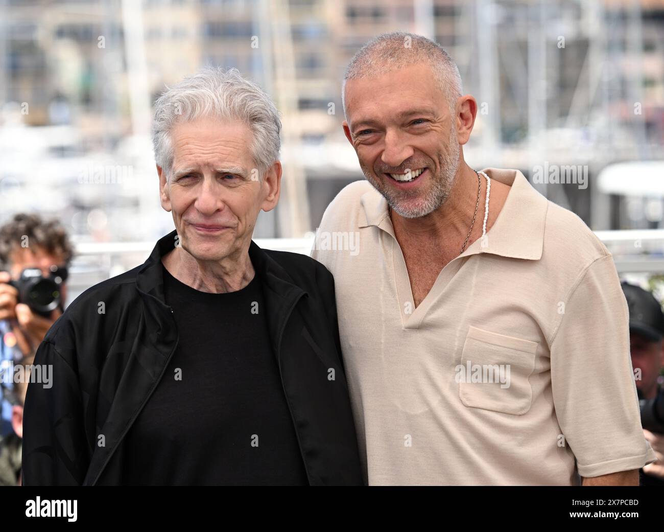 Cannes, France. May 21st, 2024. David Cronenberg and Vincent Cassel ...