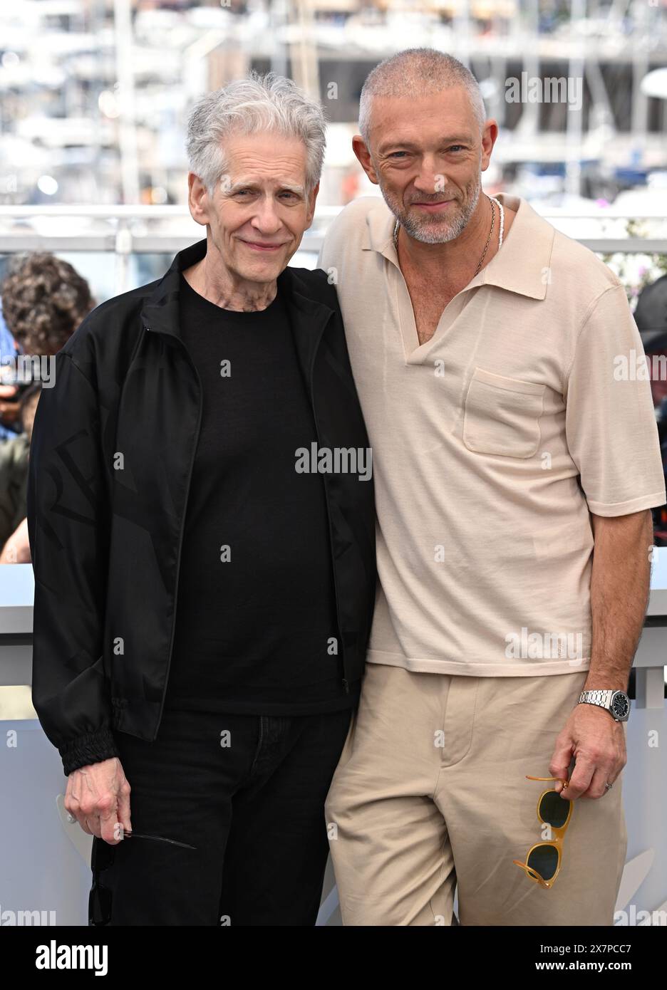 Cannes, France. May 21st, 2024. David Cronenberg and Vincent Cassel ...