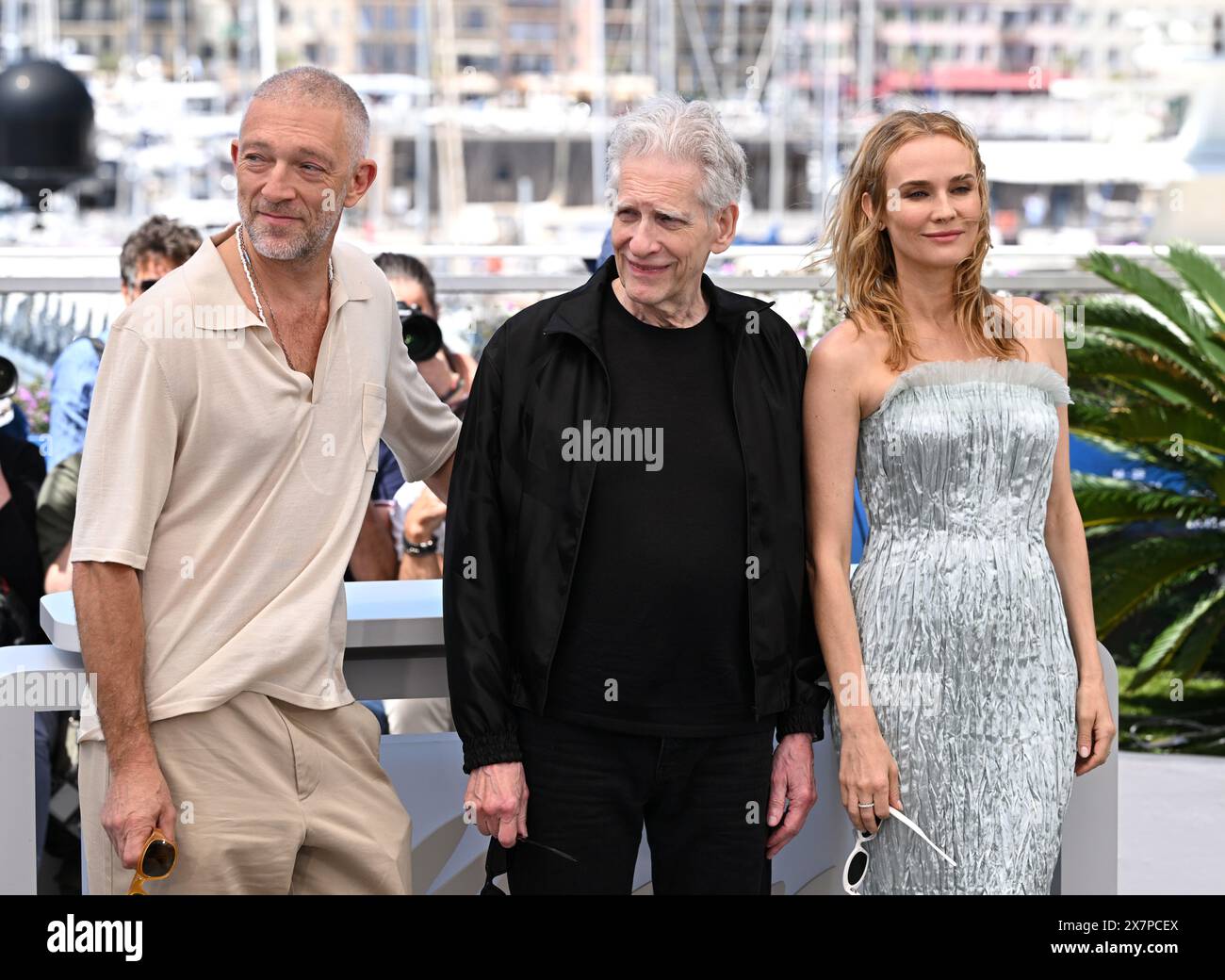 Cannes, France. May 21st, 2024. David Cronenberg, Vincent Cassel and Diane Kruger attending The ...