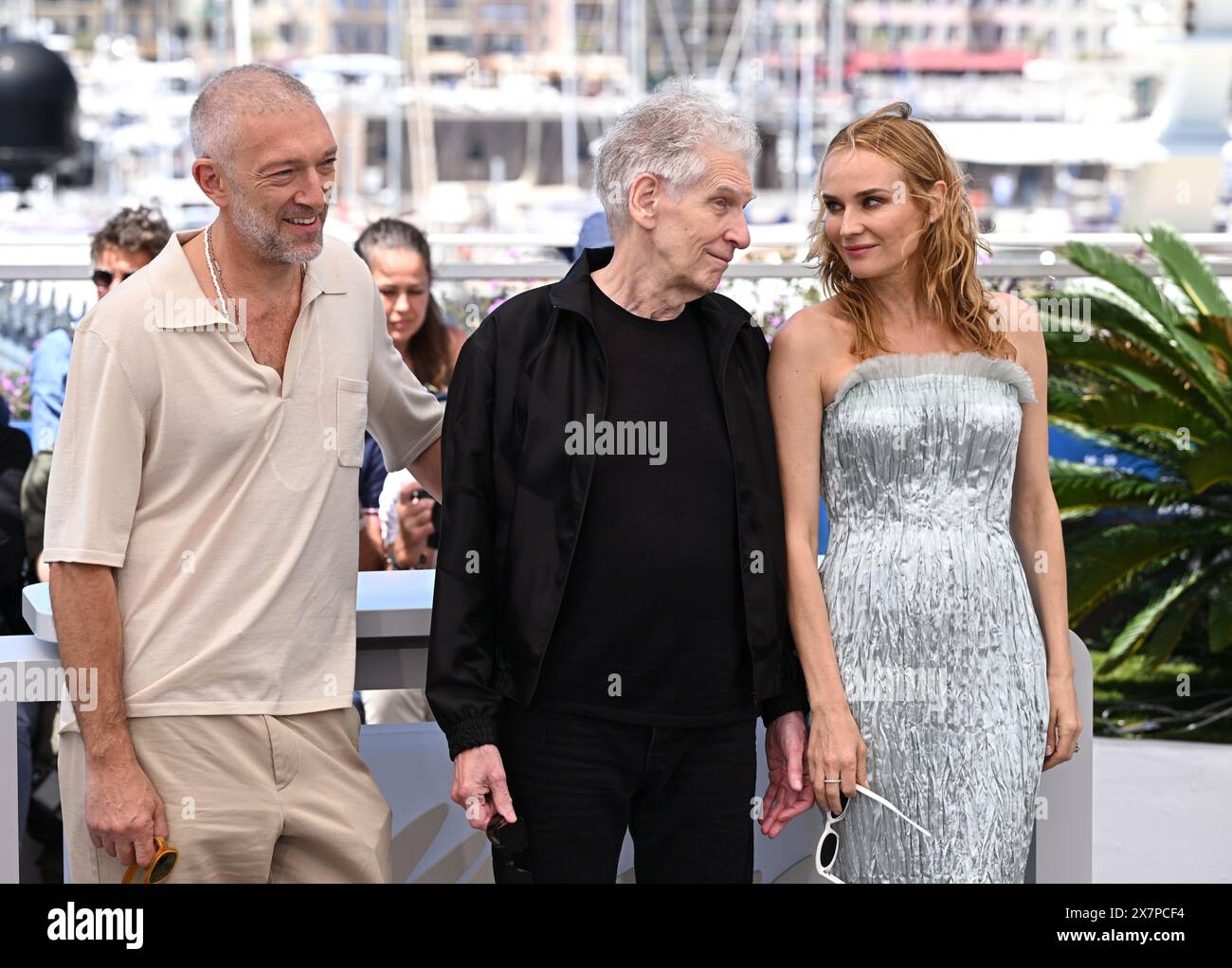Cannes, France. May 21st, 2024. David Cronenberg, Vincent Cassel and ...