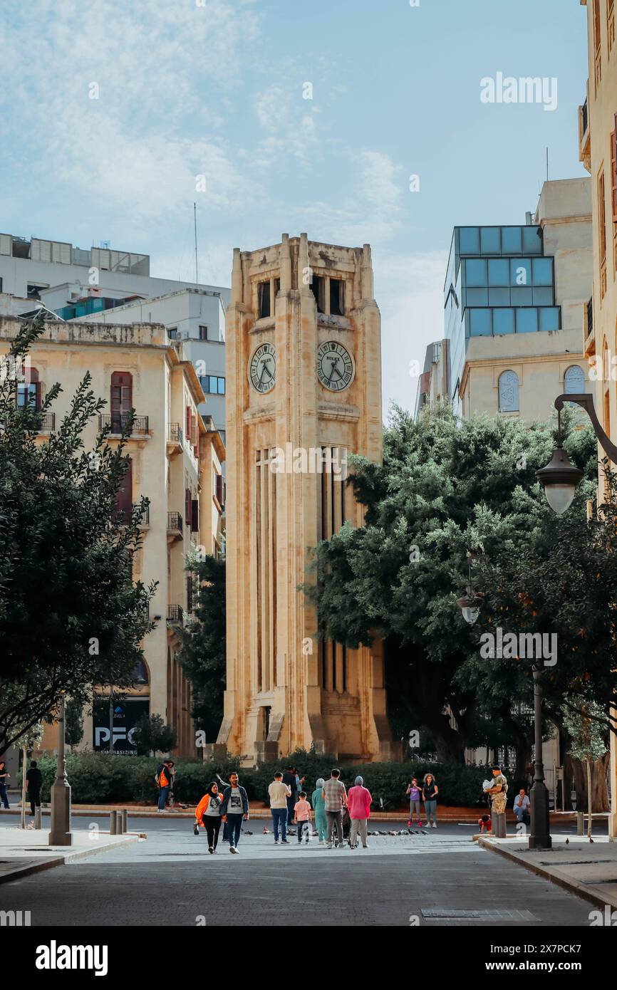 Beirut, Lebanon — 24.04.2023: The Beirut Central District, historical ...