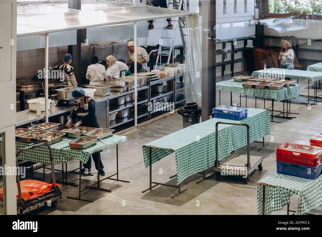 Beirut, Lebanon — 24.04.2023: The site of the Souk el Tayeb market, the ...
