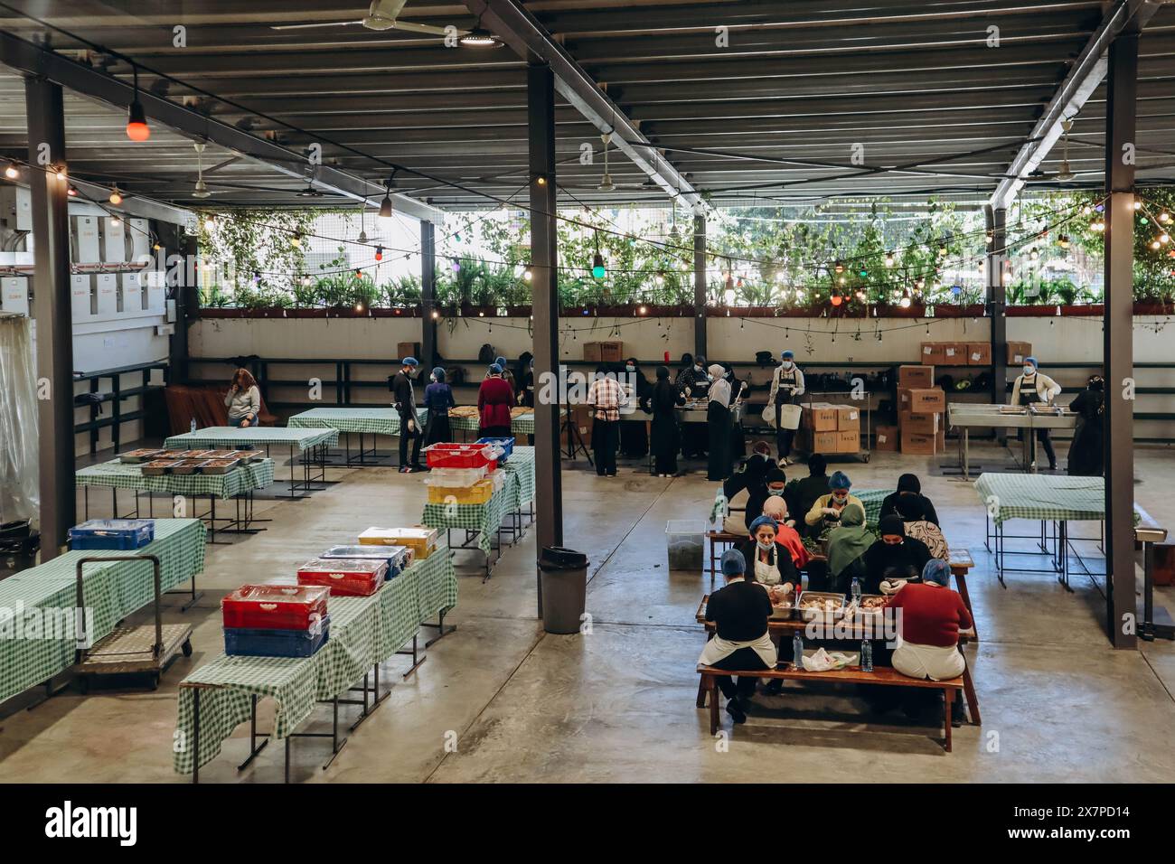 Beirut, Lebanon — 24.04.2023: The site of the Souk el Tayeb market, the ...
