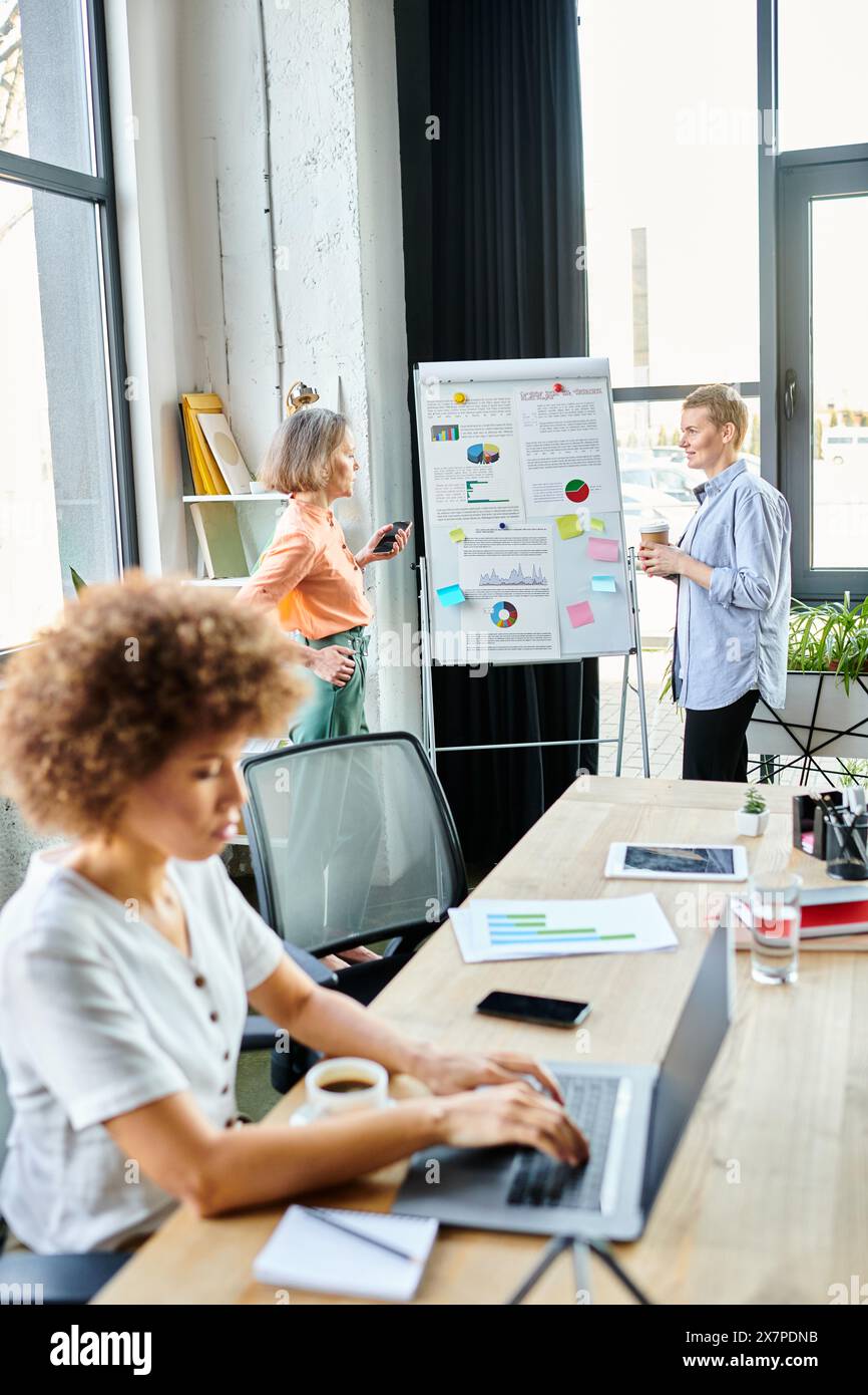 Hardworking diverse businesswomen in a meeting Stock Photo - Alamy Hardworking diverse businesswomen in a meeting Stock Photo - Alamy