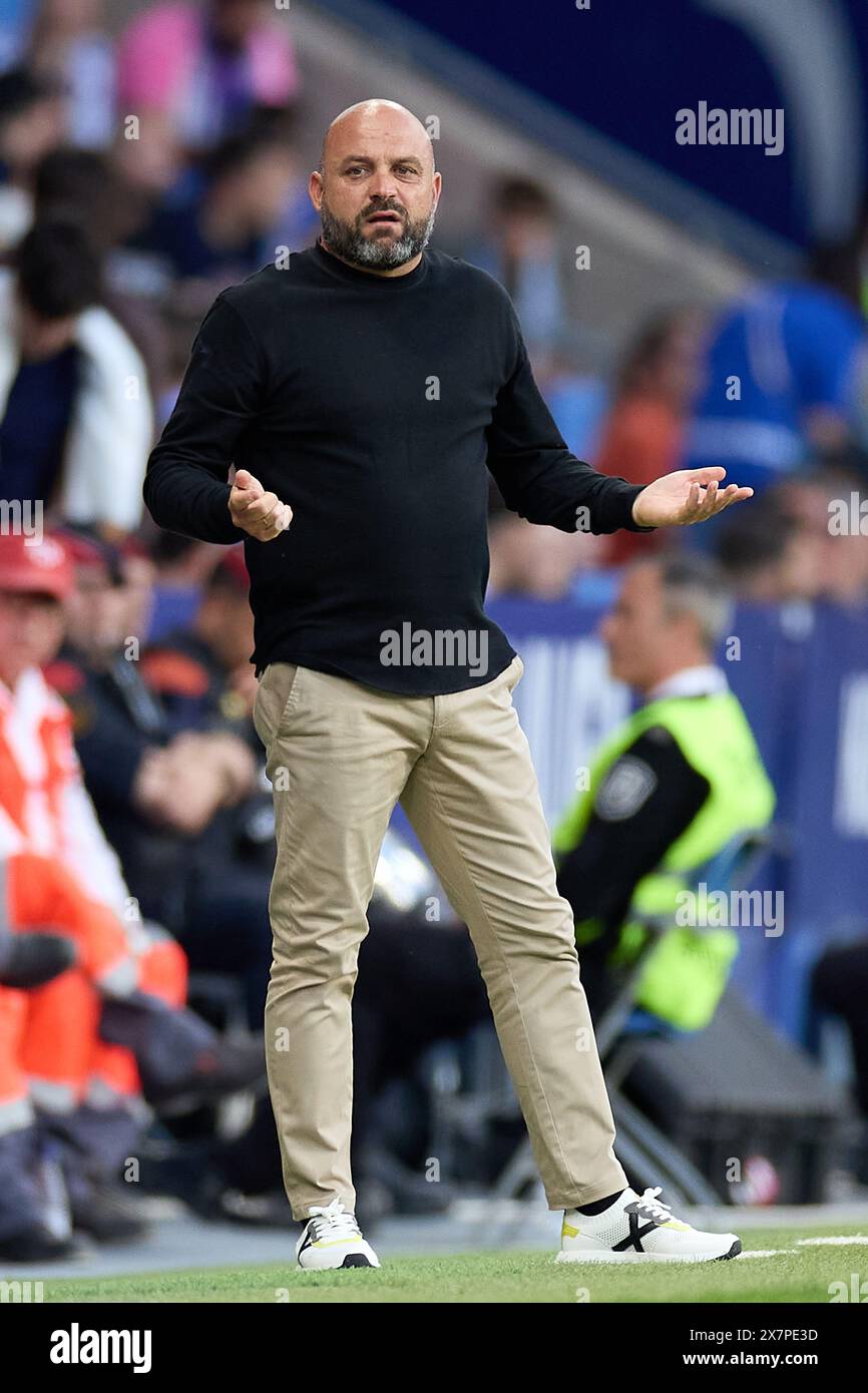 Barcelona, Spain. 20th May, 2024. Manolo Gonzalez of RCD Espanyol ...