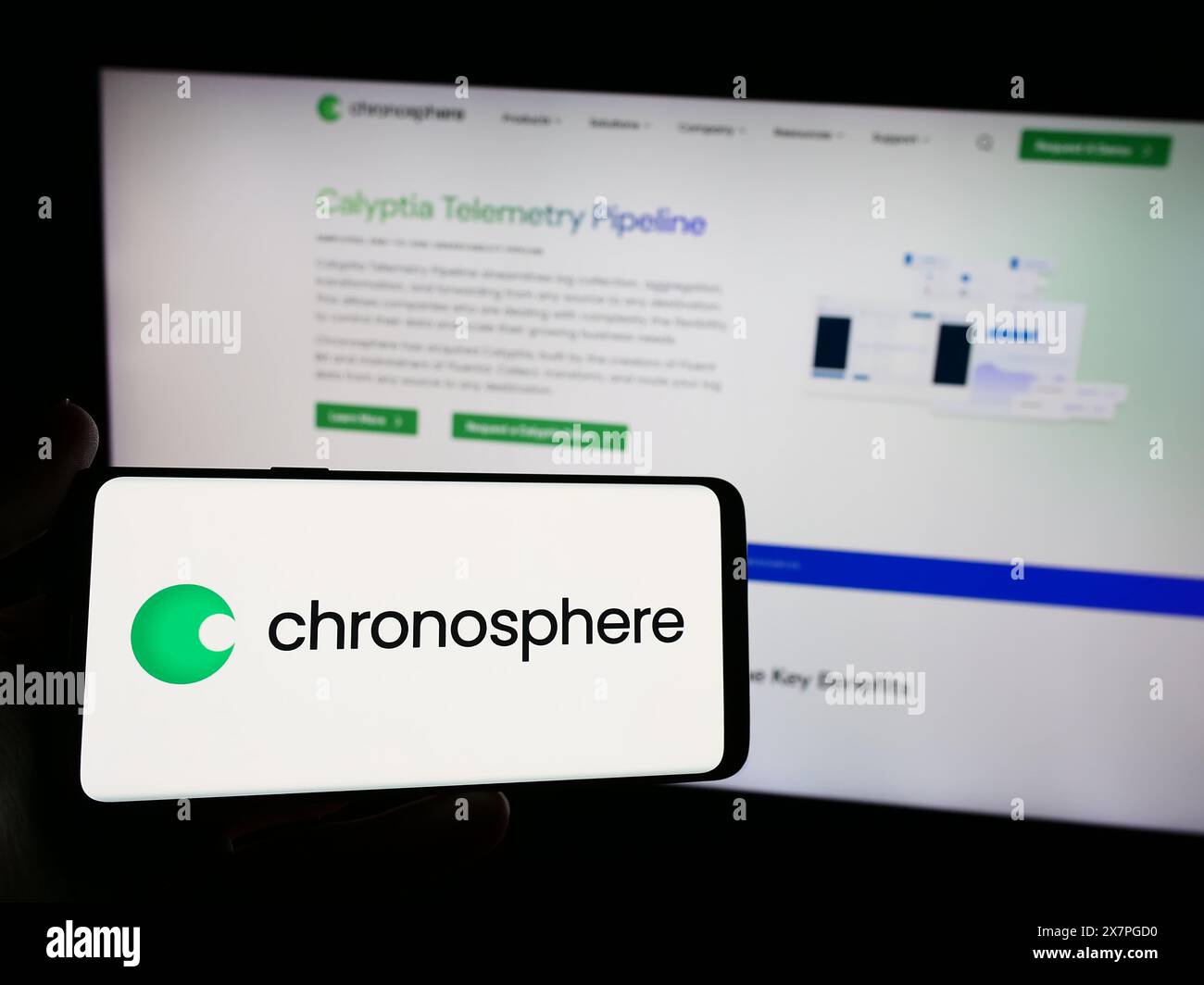 Chronosphere logo hi-res stock photography and images - Alamy