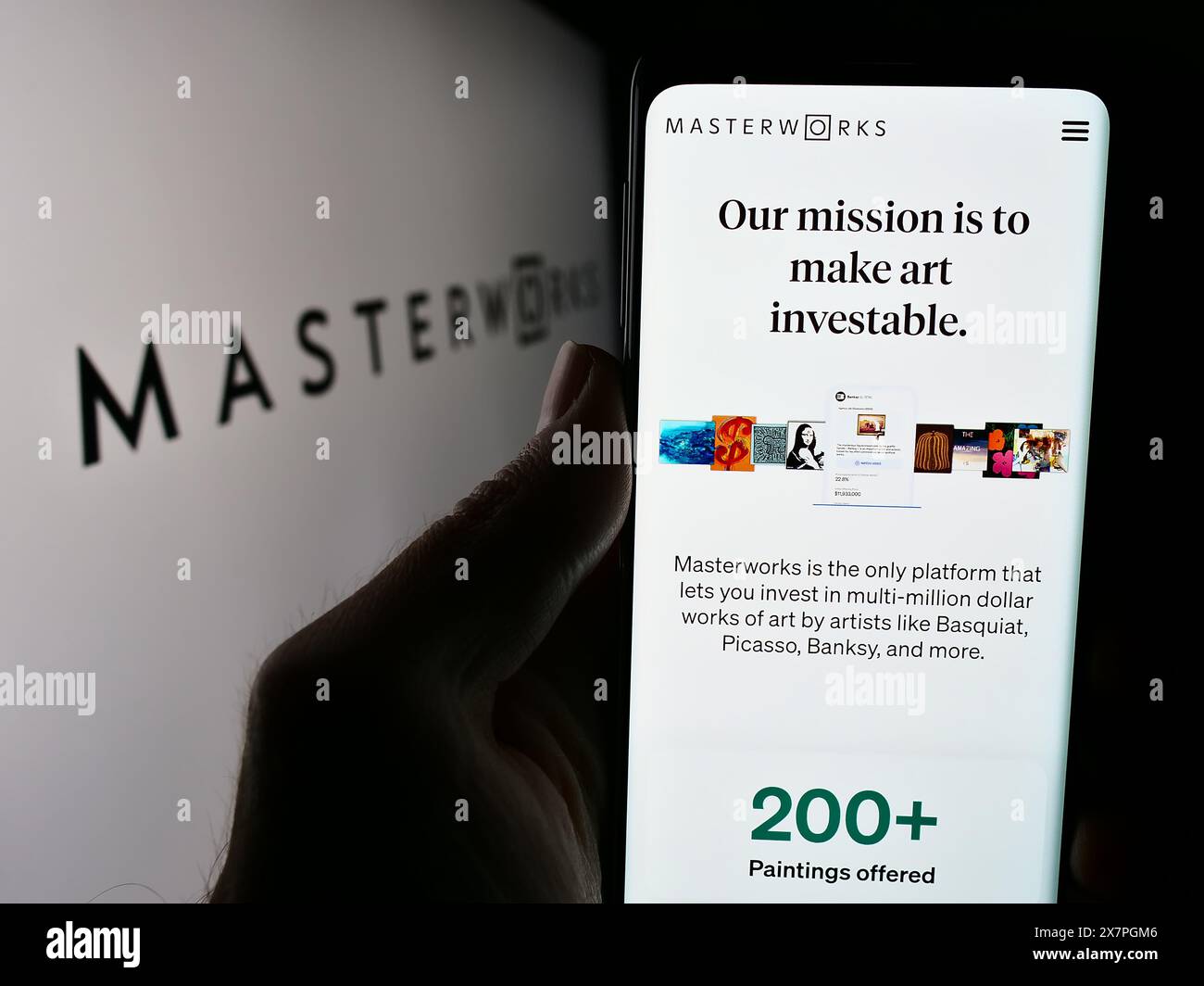 Masterworks logo hi-res stock photography and images - Alamy