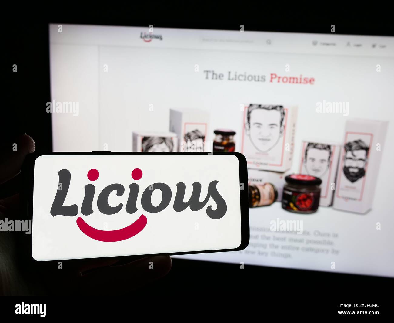 Licious logo hi-res stock photography and images - Alamy
