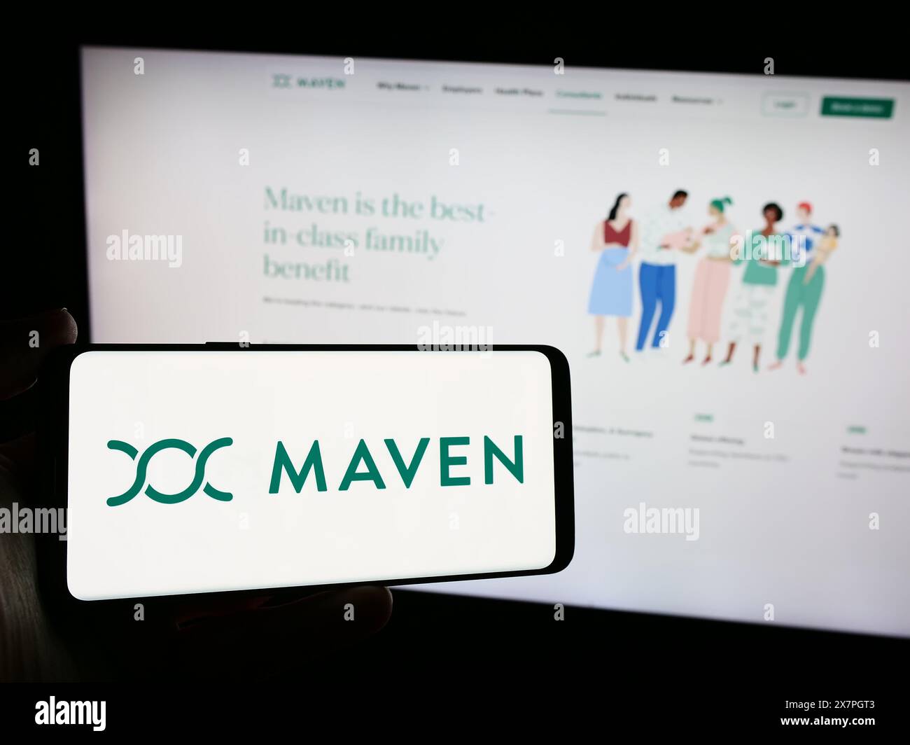Maven logo hi-res stock photography and images - Alamy