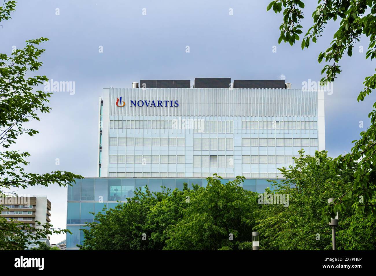 Basel, Switzerland - May 18, 2024: Headquarters of Novartis or Novartis ...