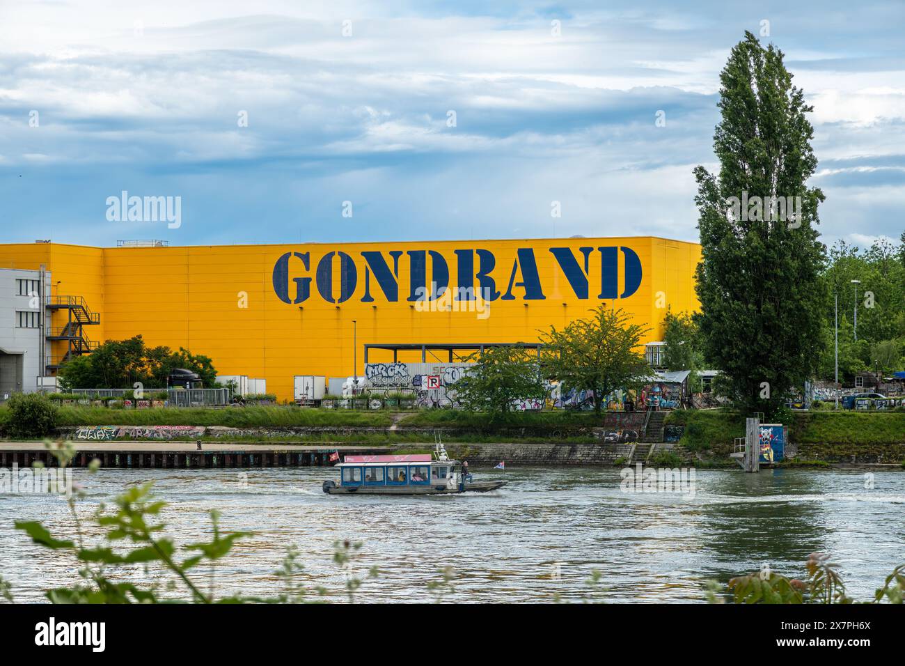 Basel, Switzerland - May 18, 2024: Gondrand is a Swiss-based logistics ...
