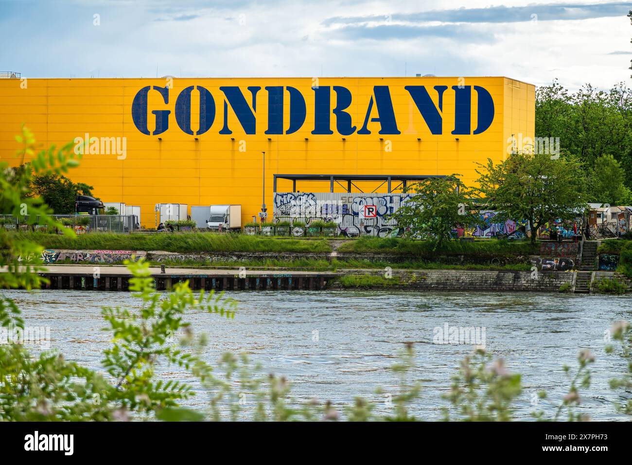 Basel, Switzerland - May 18, 2024: Gondrand is a Swiss-based logistics ...