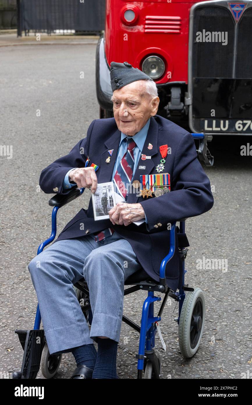 London UK 21st May 2024 D Day commemorations in Downing Street London ...