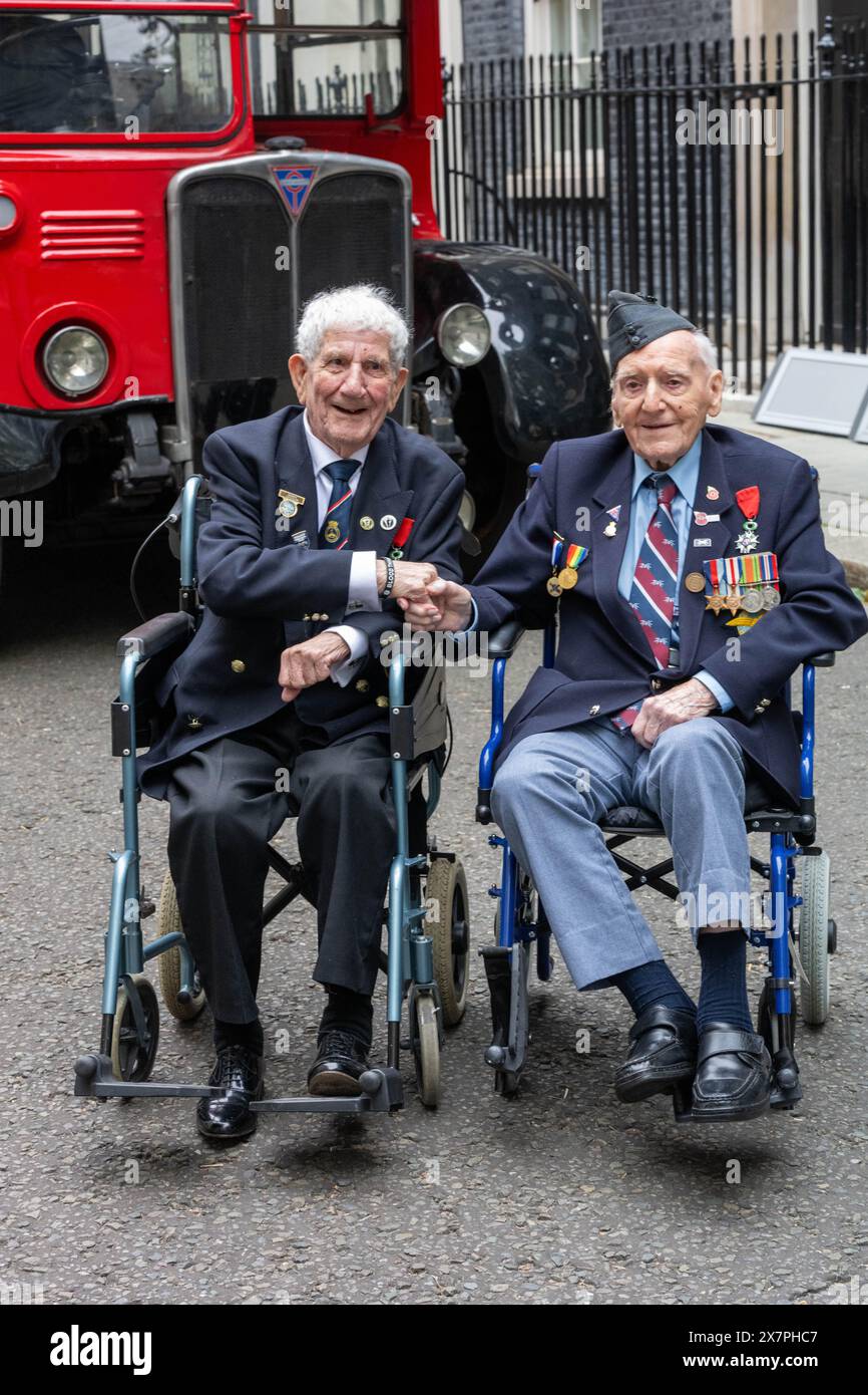 London, UK. 21st May, 2024. D Day commemorations in Downing Street ...